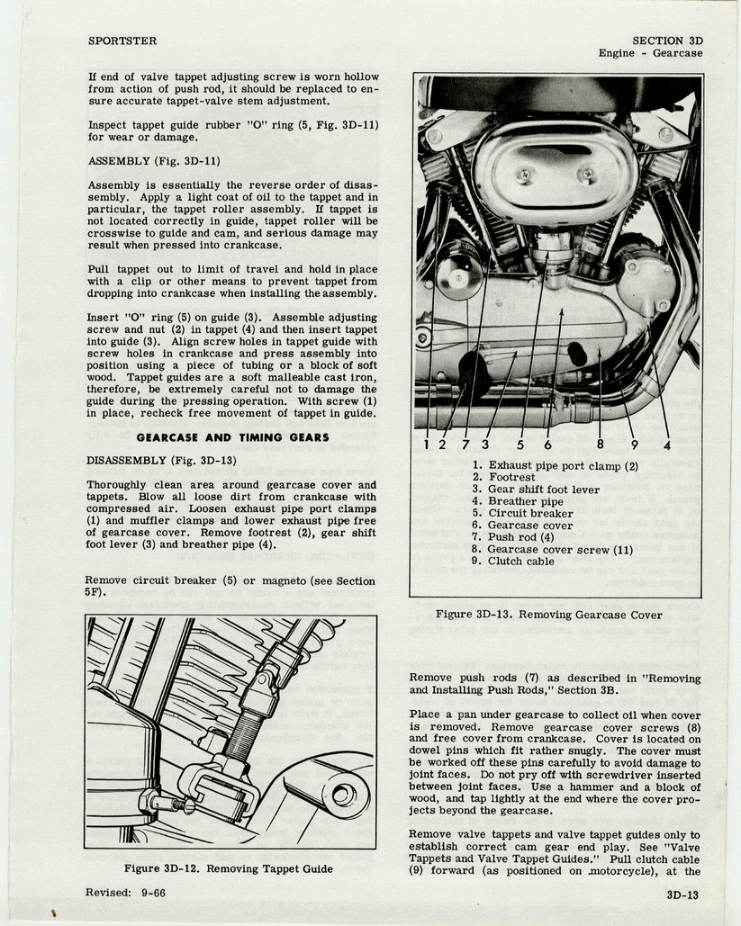 1959-1969 Harley Davidson XLCH Sportster Service Manual – retro ...