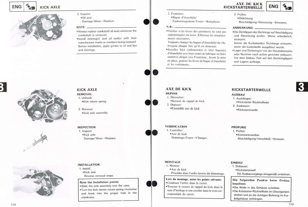 1987 Yamaha IT200 IT 200 Service Manual – retro-motorcycle-manuals