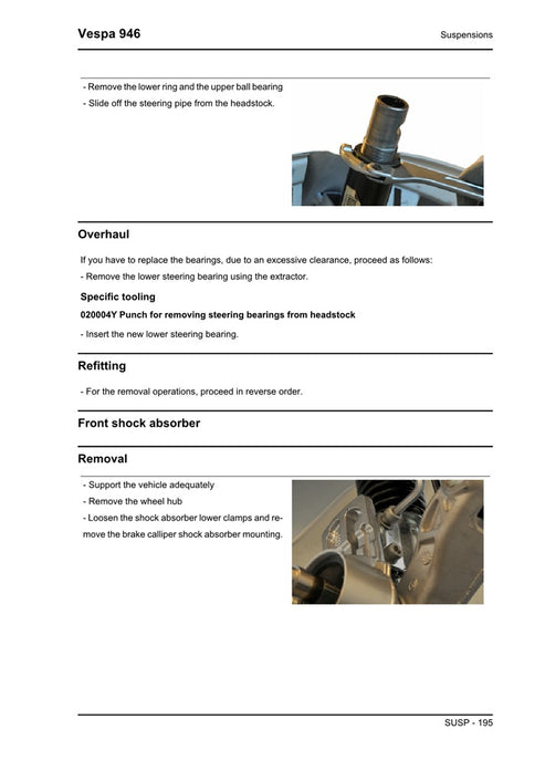 2013on Vespa 946 Scooter Service Manual – retro-motorcycle-manuals